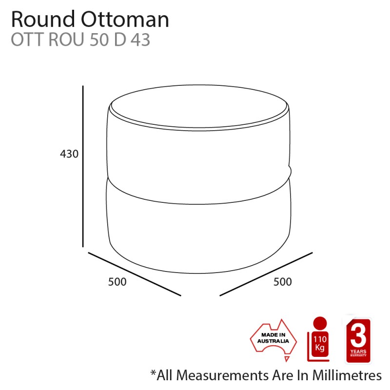 Round Ottoman