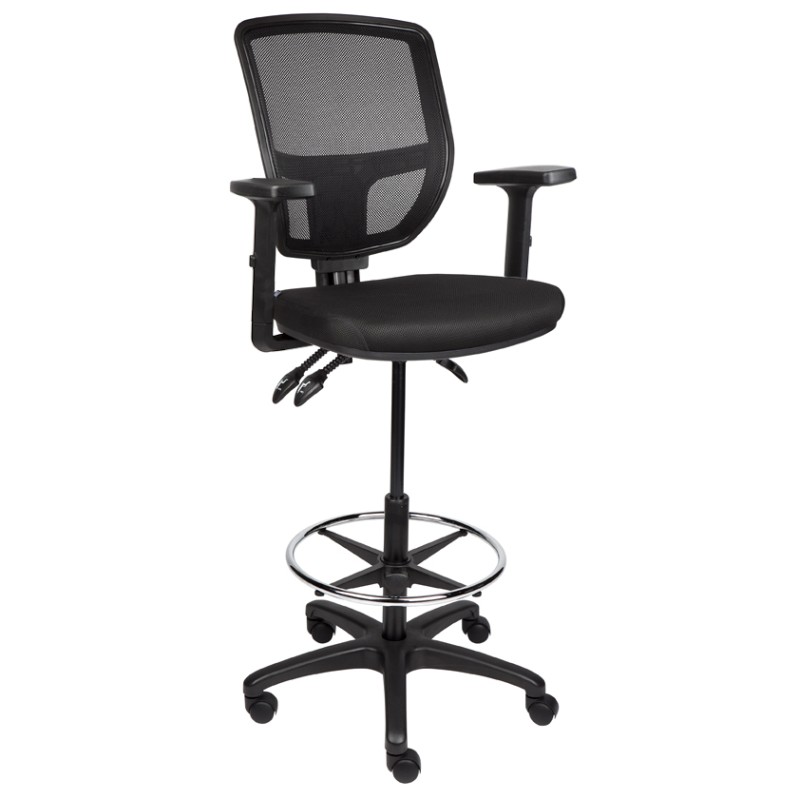 Lily Drafting Chair With Arms
