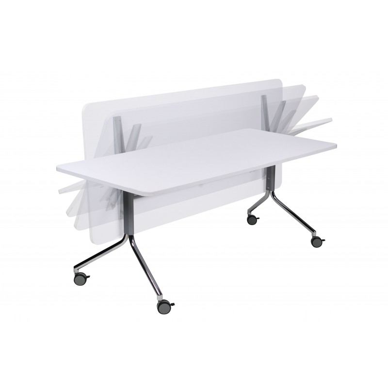 Flip Up and Folding Rectangular Table