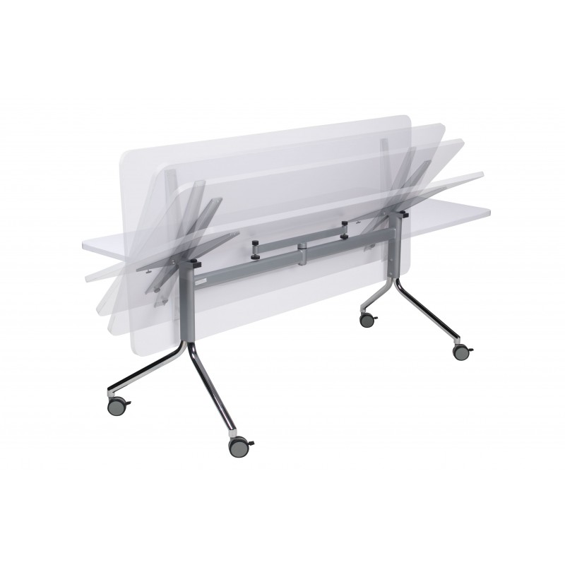 Flip Up and Folding Rectangular Table