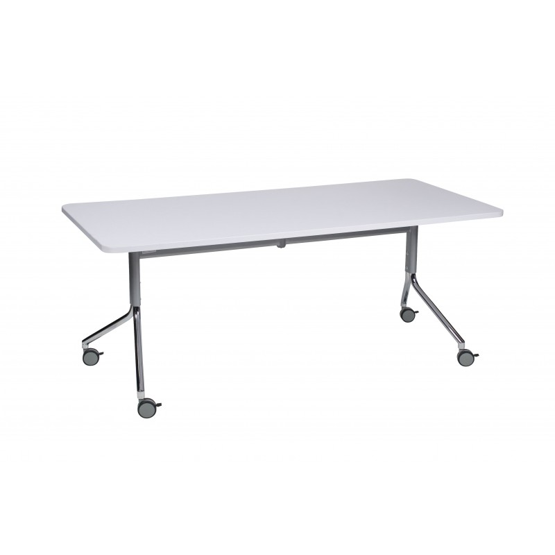 Flip Up and Folding Rectangular Table