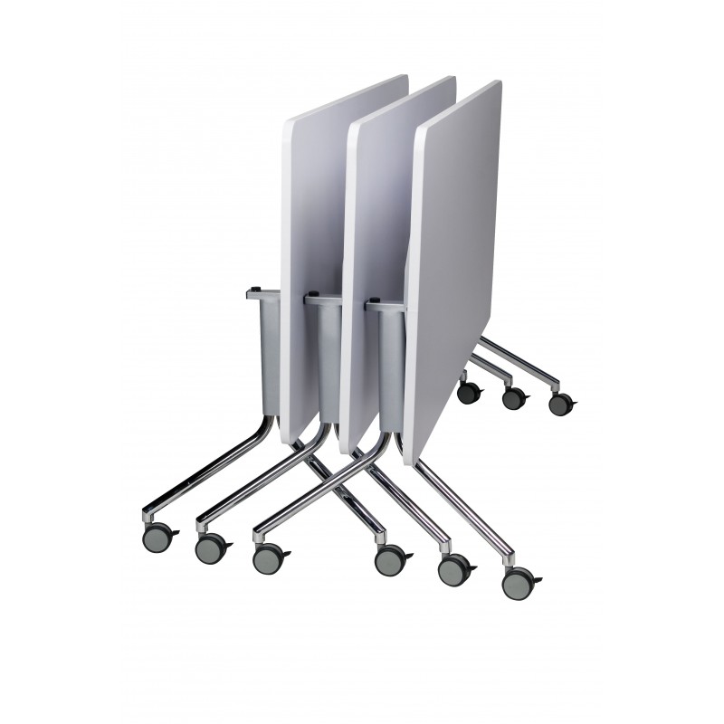 Flip Up and Folding Rectangular Table